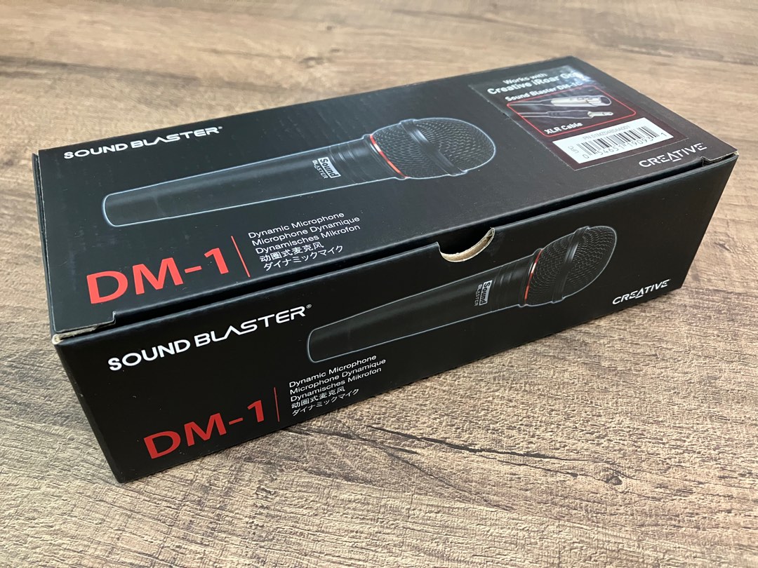 Creative Sound Blaster DM-1 Dynamic Microphone, Audio, Microphones on ...