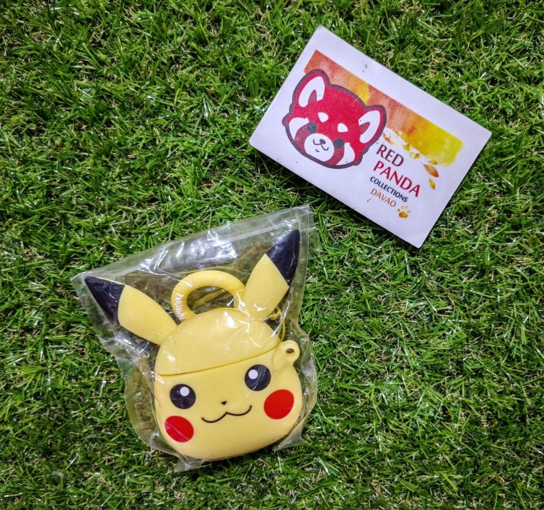 Cute silicon Pokemon-shaped cover case (Pikachu style) for airpods pro ...