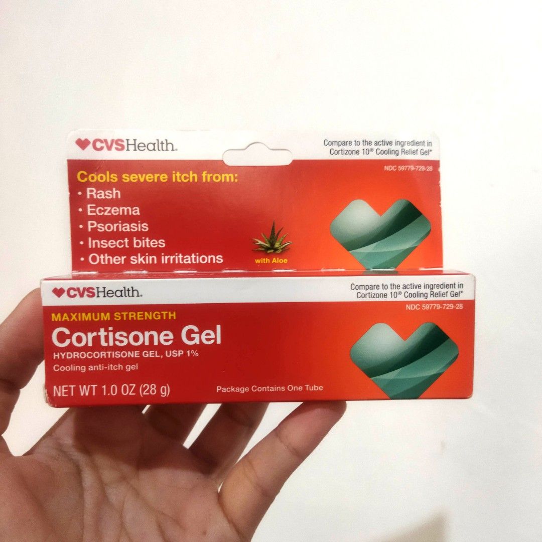CVS Health Cortisone Gel Max Strength Anti Itch Gel, Beauty & Personal ...
