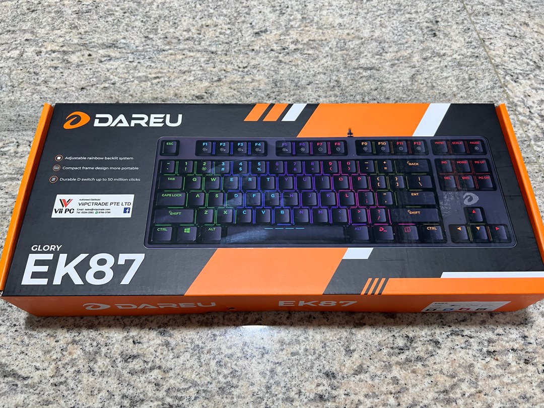 DAREU EK87 Keyboard, Computers & Tech, Parts & Accessories, Computer Keyboard on Carousell