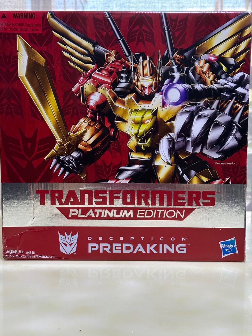 DECEPTICON PREDAKING TRANSFORMERS PLATINUM EDITION, Hobbies & Toys ...