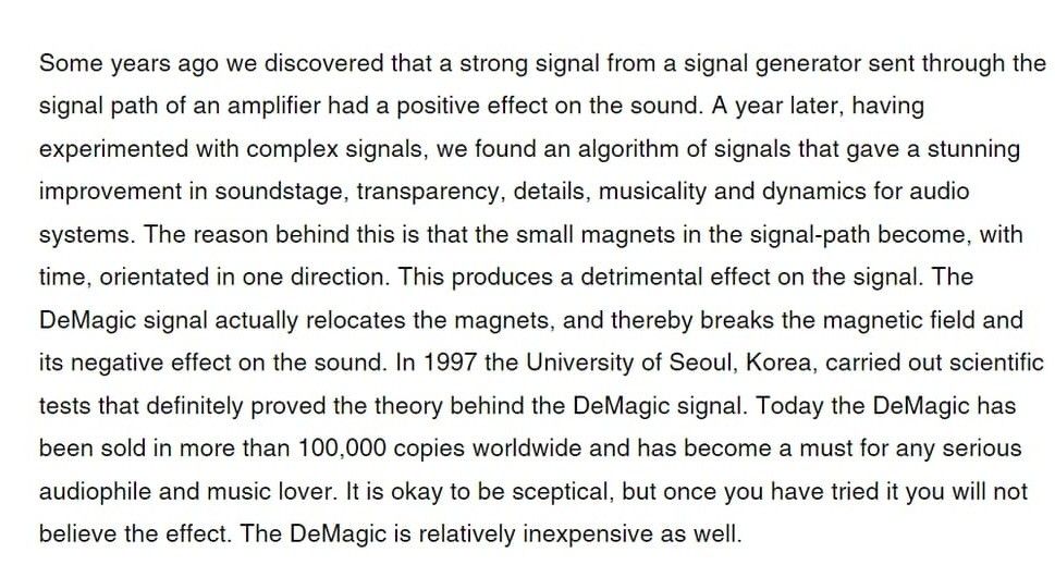 Densen DCD 1 De magic demagnetiser, Audio, Other Audio Equipment on Carousell