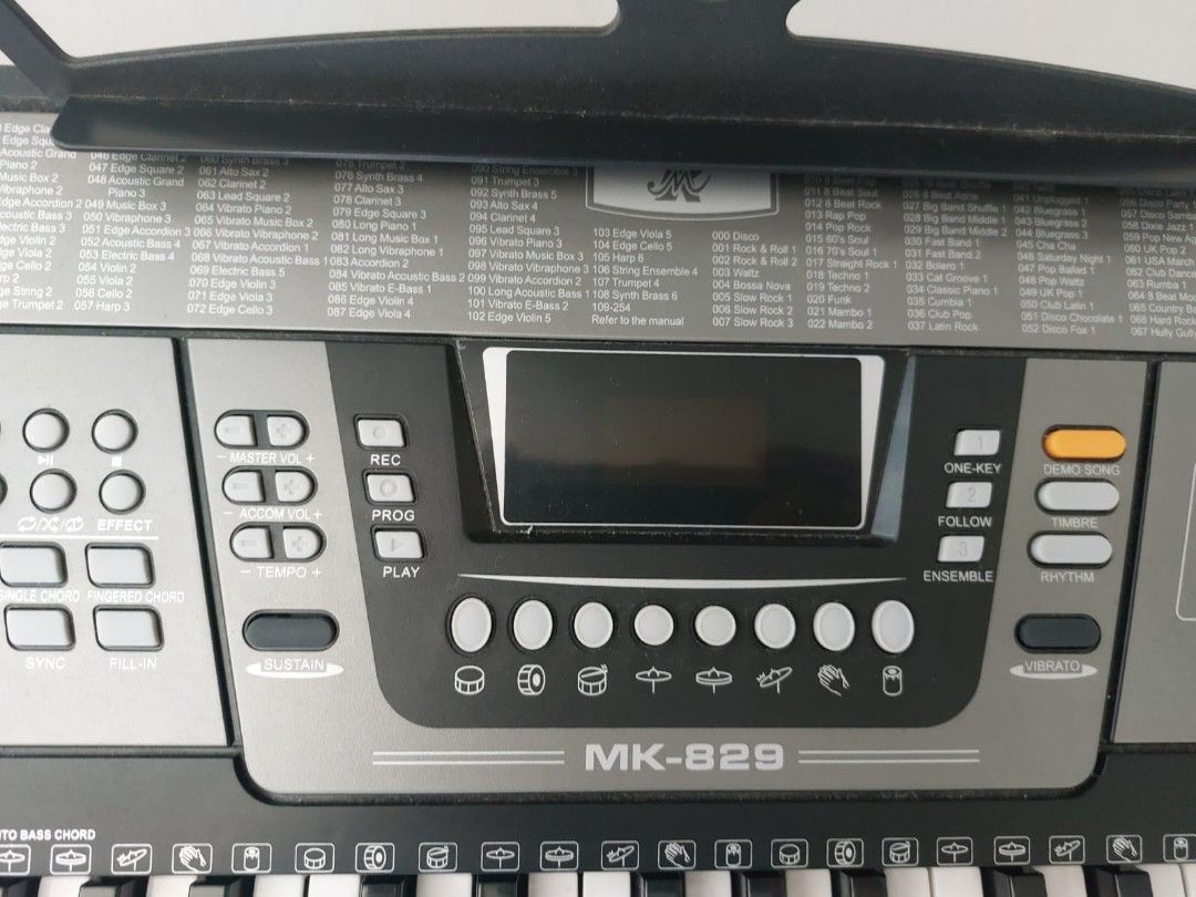 Digital Keyboard MK-829, Hobbies & Toys, Music & Media, Musical ...