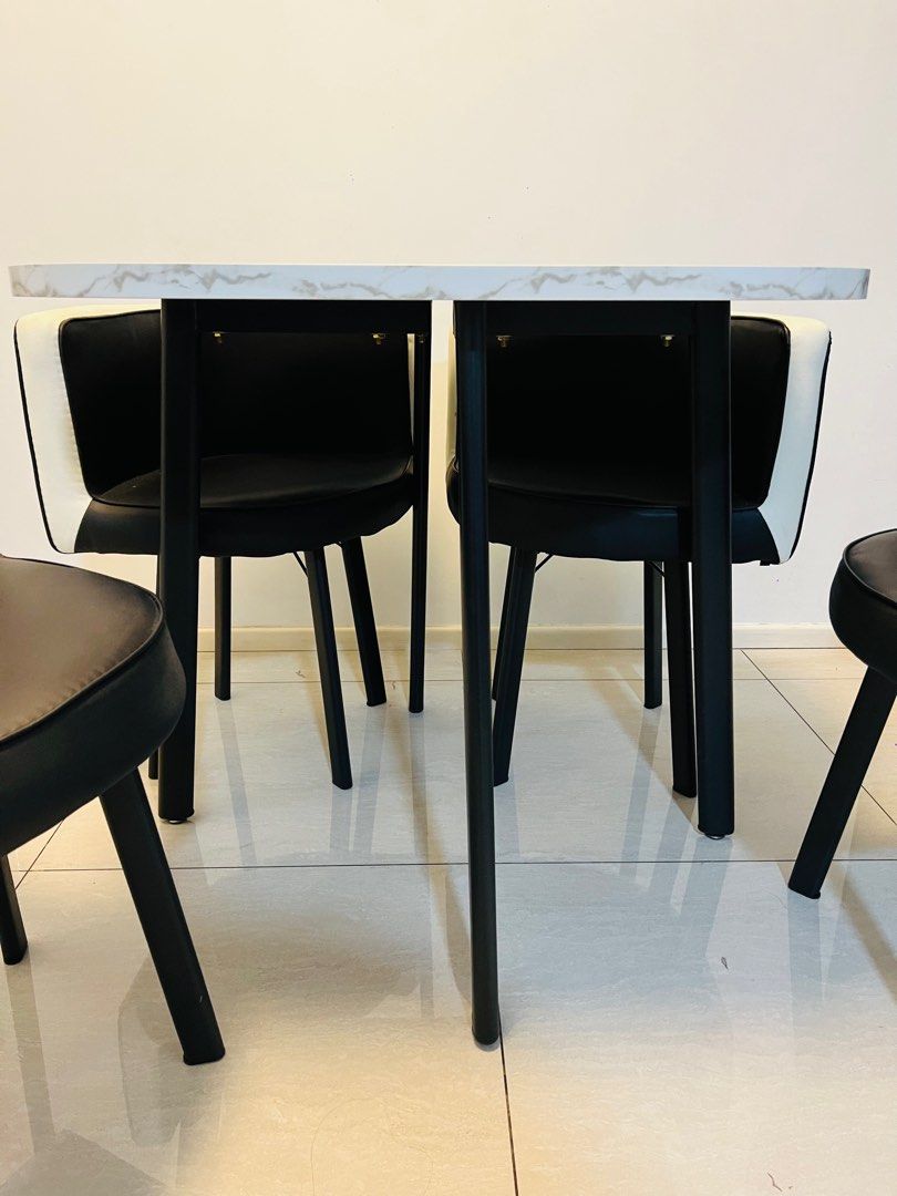 Dining Table with chairs, Furniture & Home Living, Furniture, Other ...