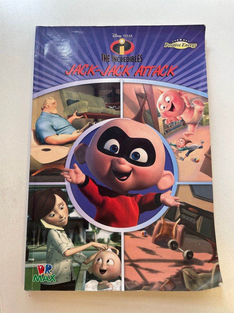 Disney Incredible jack jack attack, 興趣及遊戲, 書本 & 文具, 兒童書籍 - Carousell