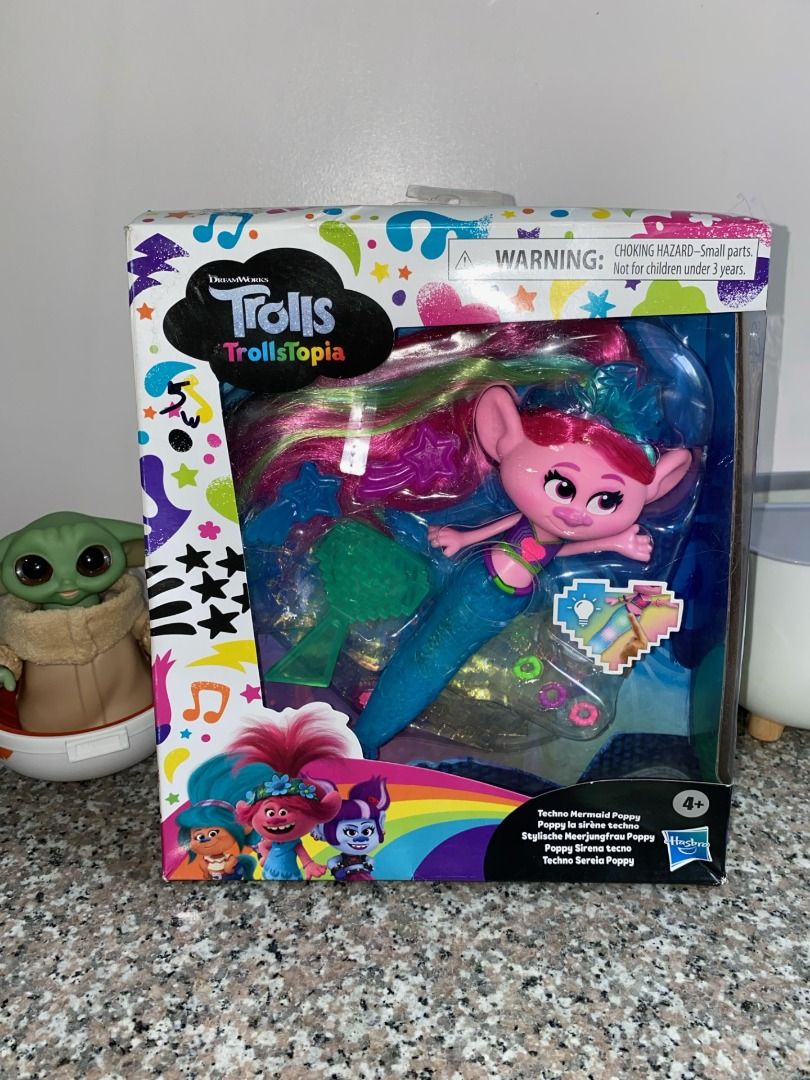 Dreamworks Trollstopia Techno Mermaid Poppy, Hobbies & Toys, Toys ...