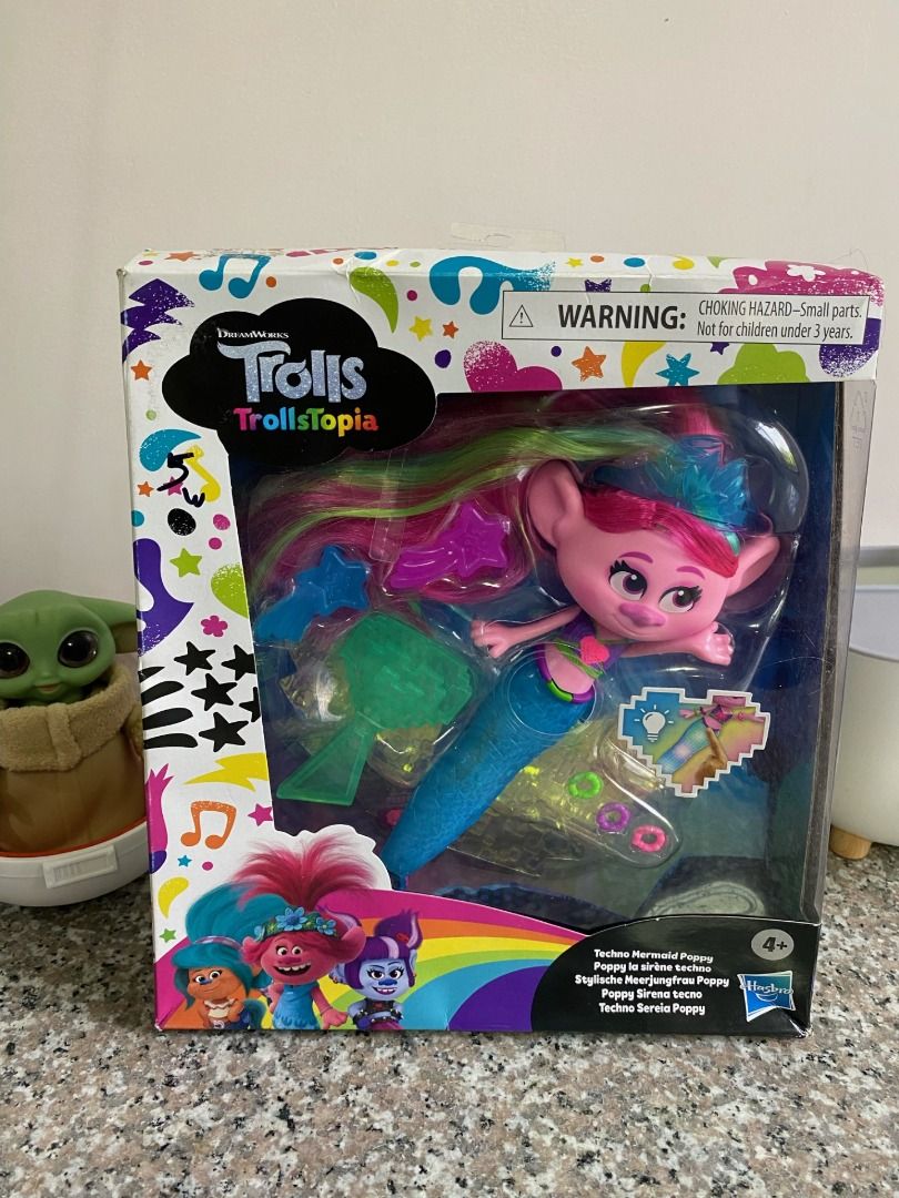 Dreamworks Trolls Trollstopia Techno Mermaid Poppy, Hobbies & Toys ...