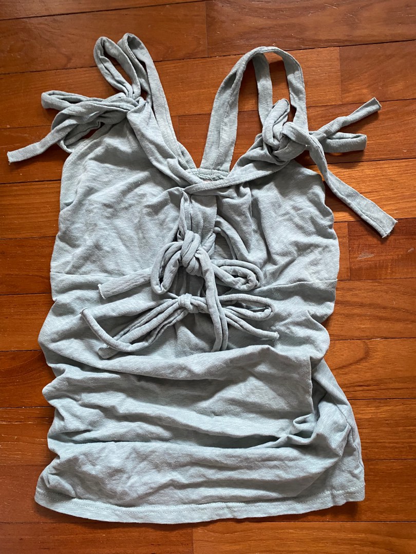 DREX FABLE | Designer Knots Top, Women's Fashion, Tops, Sleeveless on ...