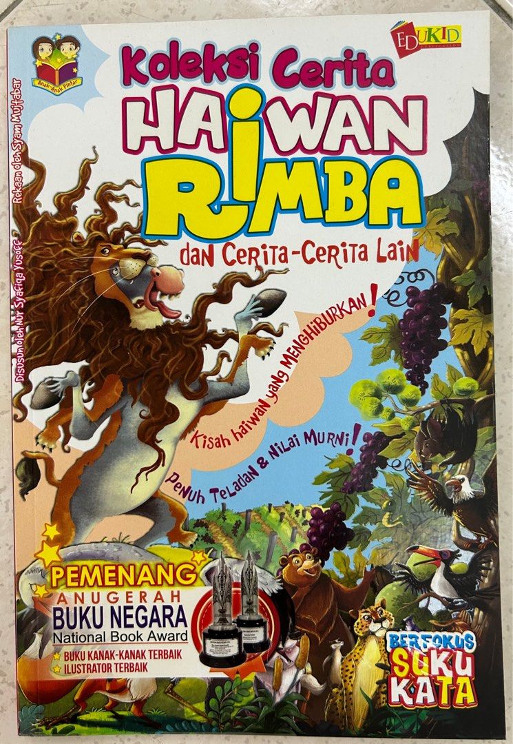 Edukid Koleksi Haiwan Rimba dan Cerita-cerita Lain, Hobbies & Toys, Books & Magazines, Children ...
