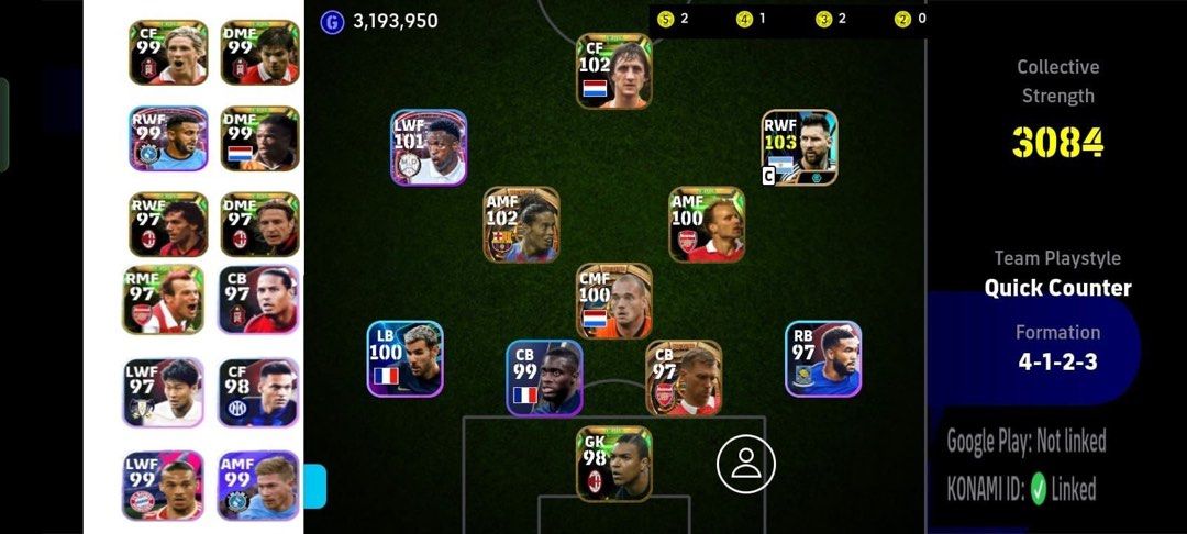 Efootball Pes Account, Video Gaming, Gaming Accessories, In-Game ...