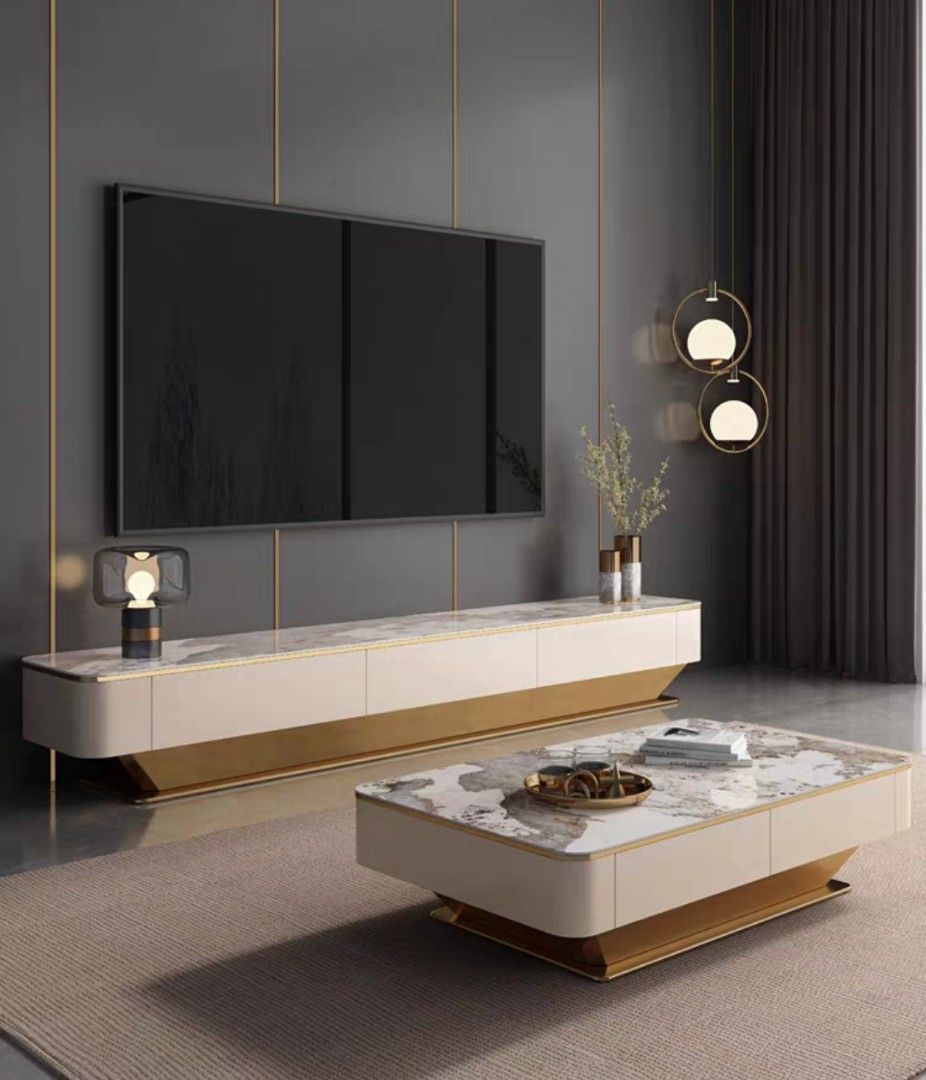 ELizA TV Console/Coffee Table, Furniture & Home Living, Furniture, TV ...