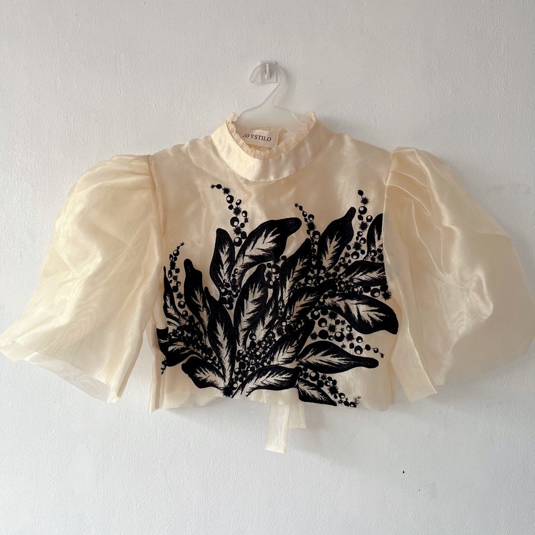 Embroidered Modern Filipiniana / Maria Clara, Women's Fashion, Tops ...