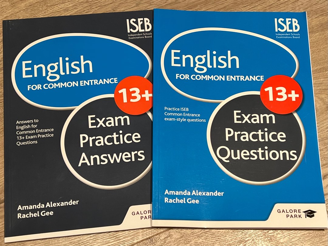 English 13+ Exam Practice Questions & Answers set, 興趣及遊戲, 書本 & 文具, 補充練習 ...