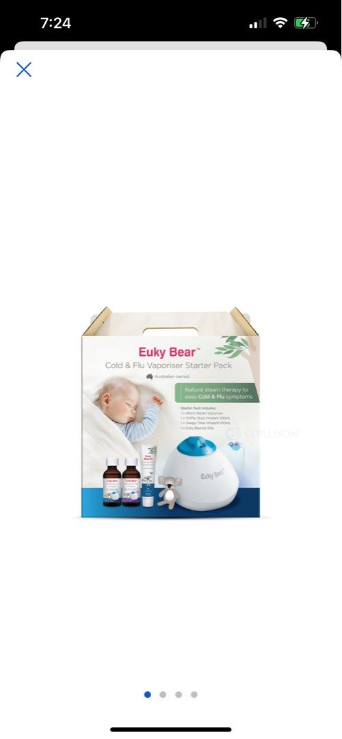 Euky Bear Warm Steam Vaporiser, Babies & Kids, Baby Nursery & Kids ...