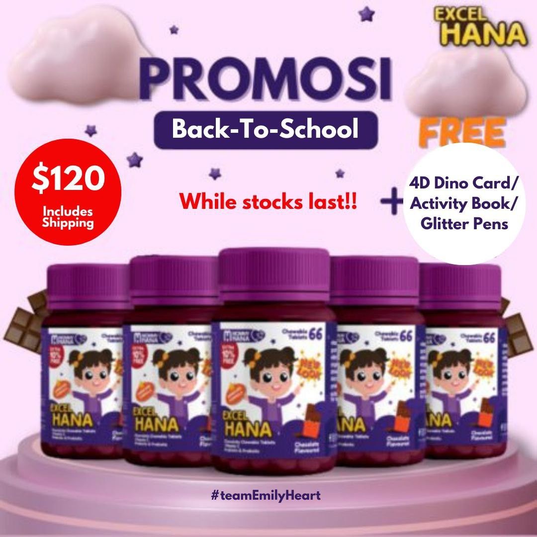 Excel Hana Vitamin C, Health & Nutrition, Health Supplements, Vitamins ...