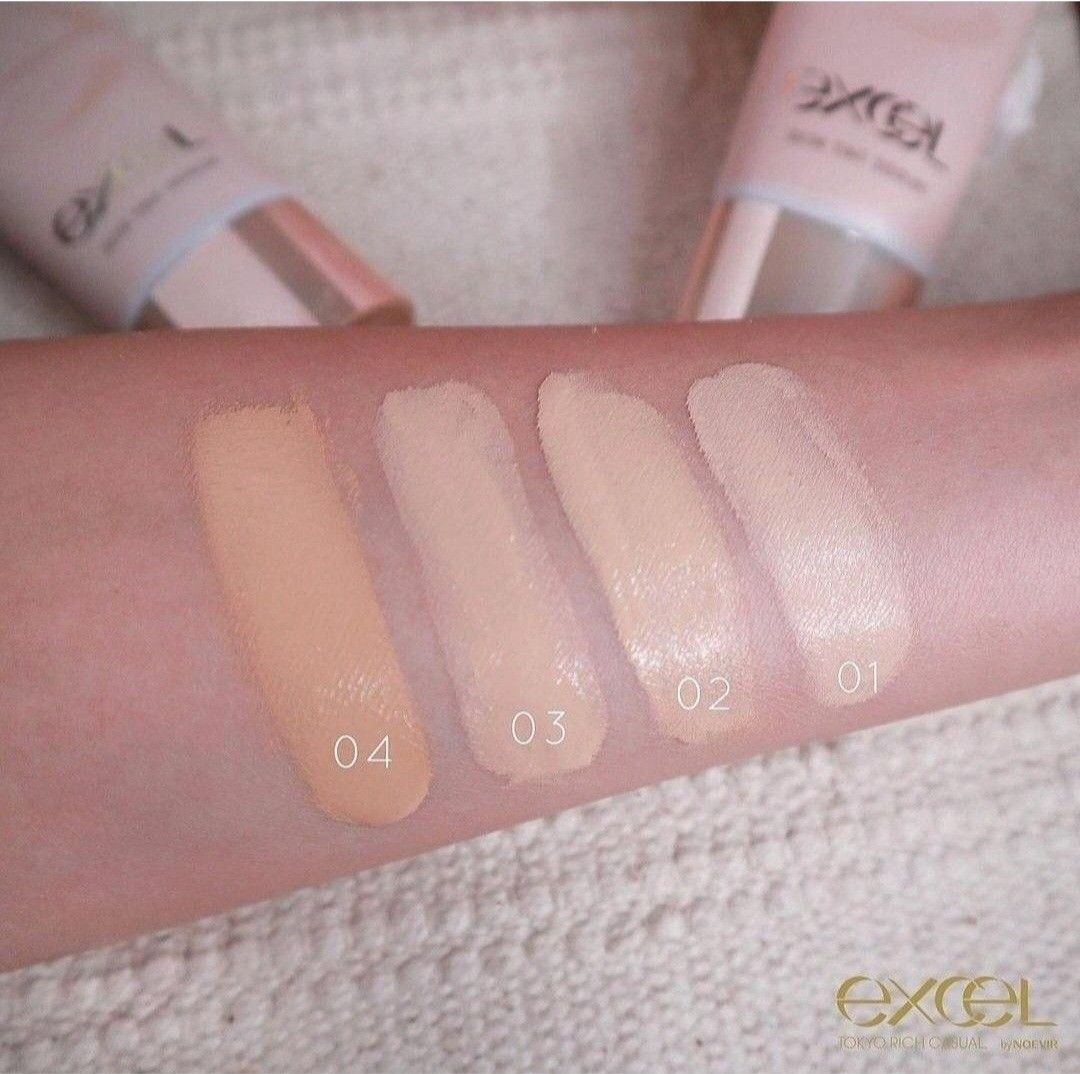 Excel skin tint serum st04 liquid foundation, Beauty & Personal Care, Face, Makeup on Carousell