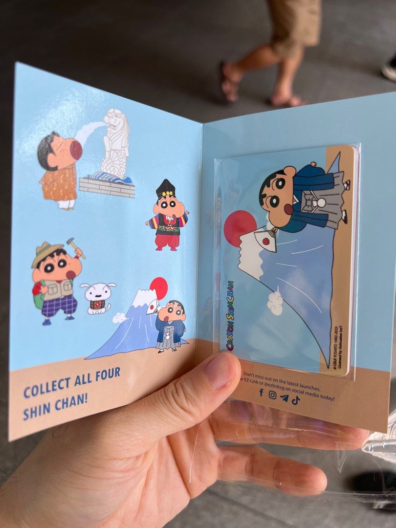 Ezlink card Crayon Shin Chan, Hobbies & Toys, Memorabilia ...