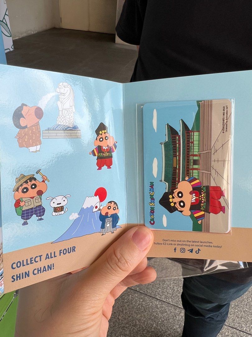 Ezlink card Crayon Shin Chan, Hobbies & Toys, Memorabilia ...