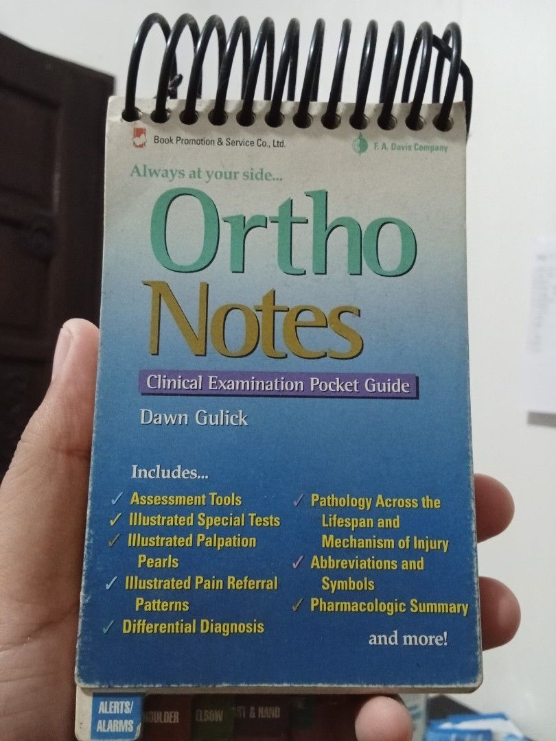 [FA DAVIS] Ortho Notes: Clinical Pocket Guide, Hobbies & Toys, Books ...
