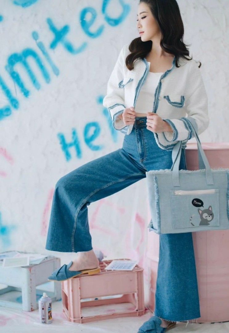 Fairyn x byeol - hanni mules, Fesyen Wanita, Sepatu di Carousell