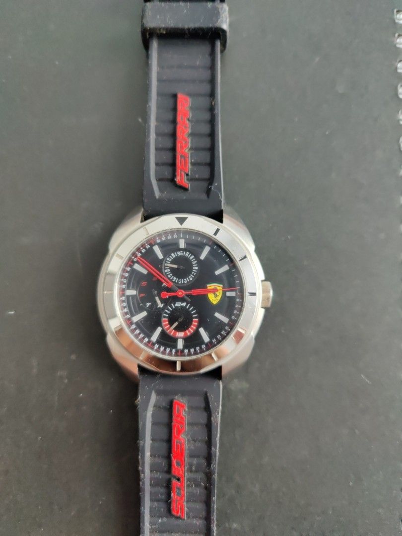 Ferrari watch, Men's Fashion, Watches & Accessories, Watches on Carousell
