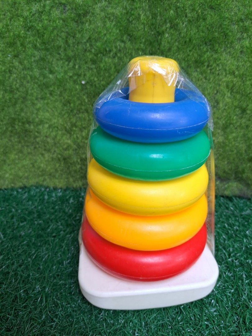 Fisher-Price Rock-a-Stack Ring Stacking Toy, Babies & Kids, Infant ...