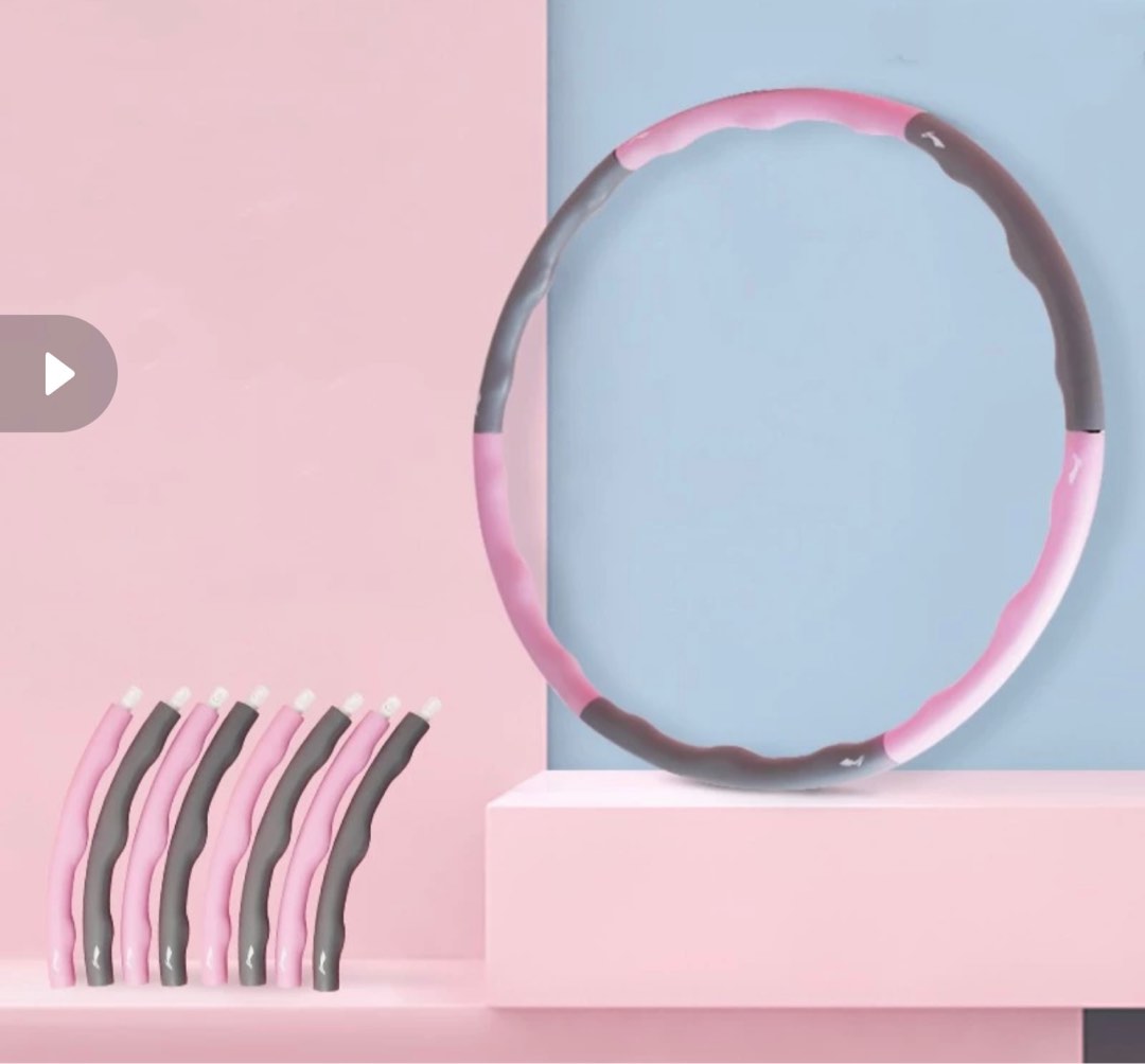 Foam detachable hula hoop, Sports Equipment, Exercise & Fitness, Toning ...
