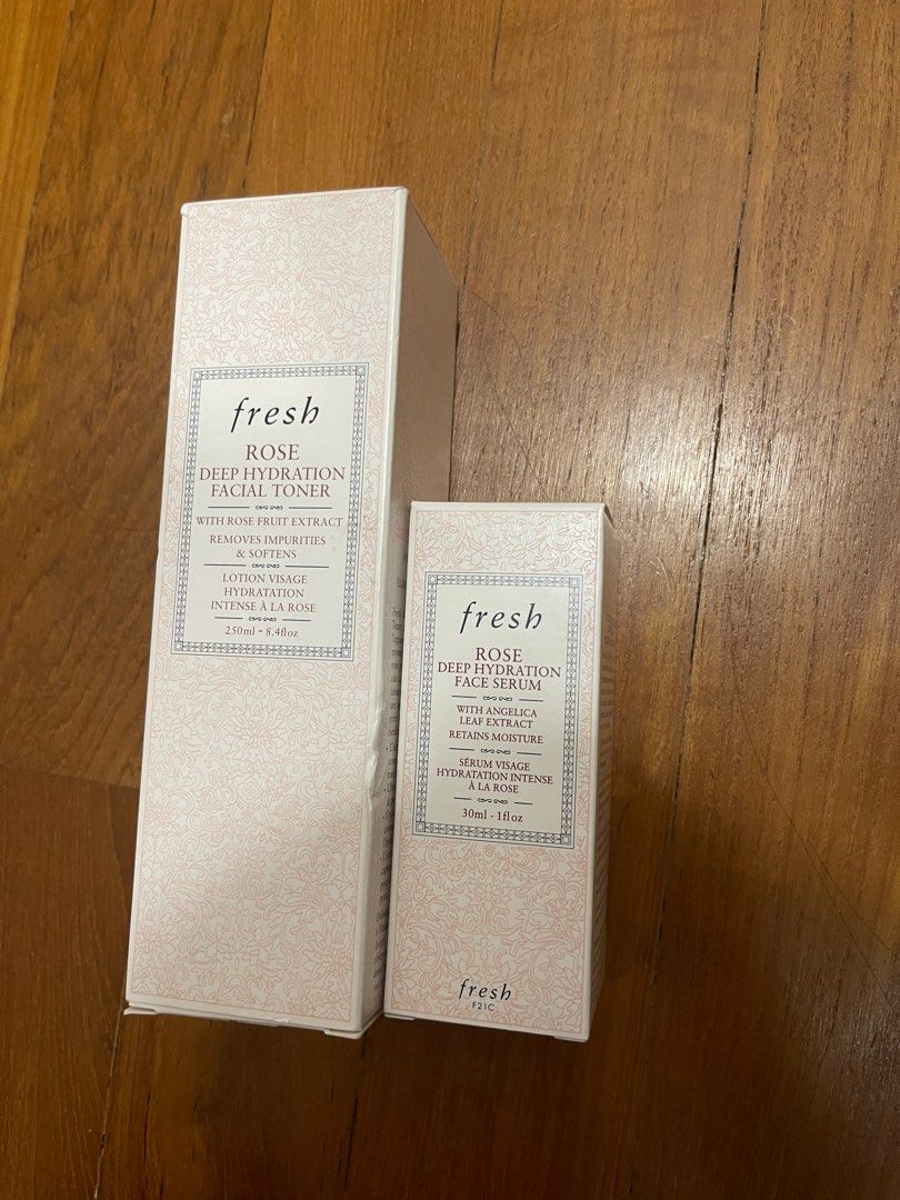Fresh Toner and serum, Beauty & Personal Care, Face, Face Care on Carousell