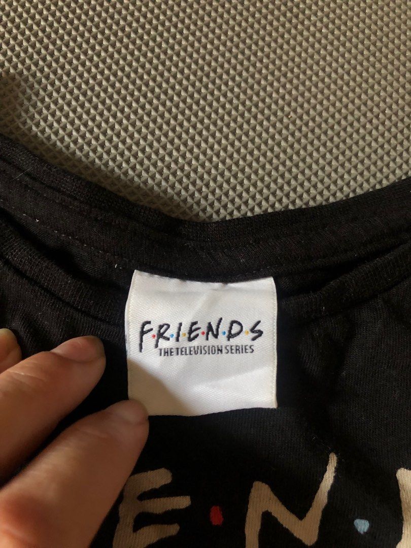 Friends Tv Series Merch Black Tee, Women's Fashion, Tops, Shirts on ...