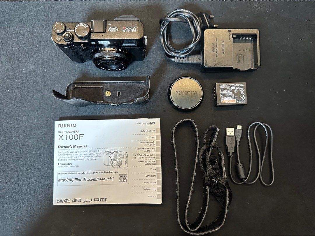 Fujifilm X100F (Black Noir) , Photography, Cameras on Carousell