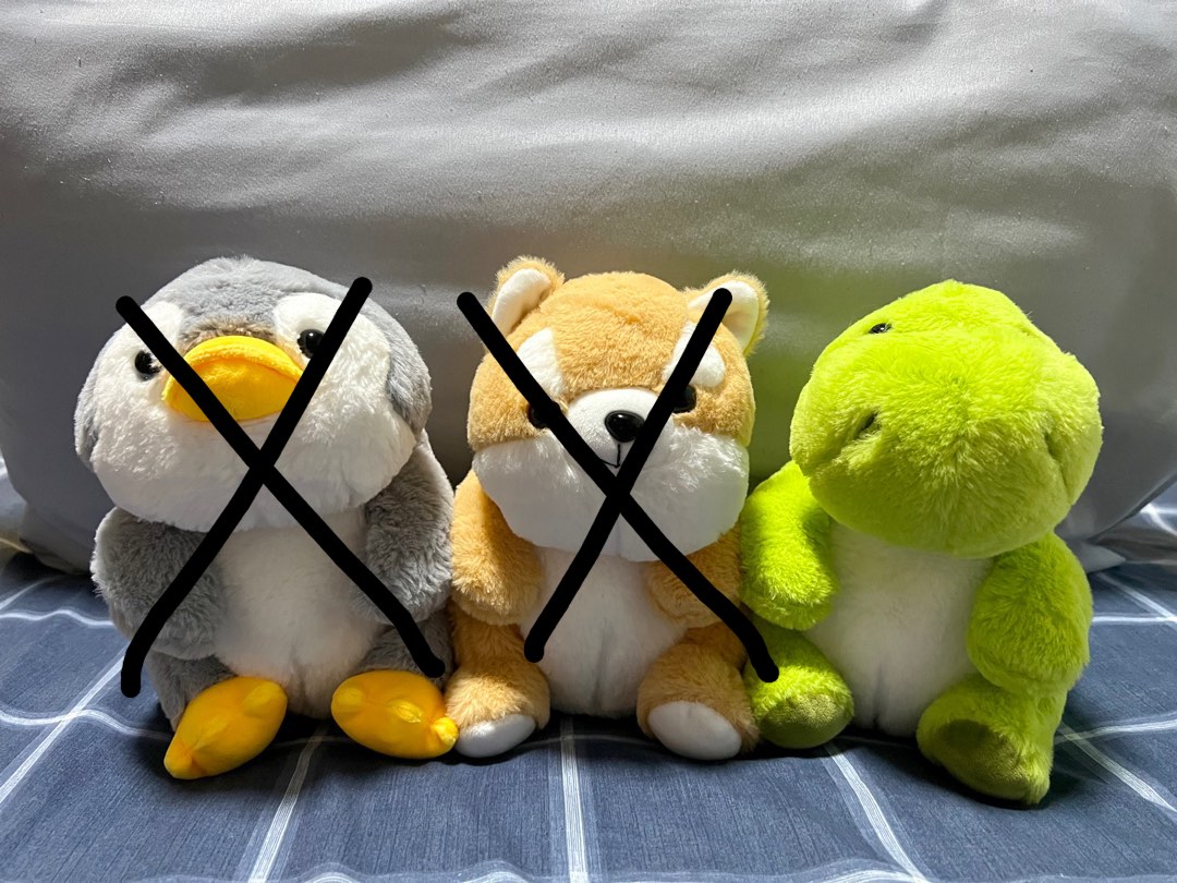 Fun claw plushies! Cute Dino penguin dog, Hobbies & Toys, Toys & Games ...