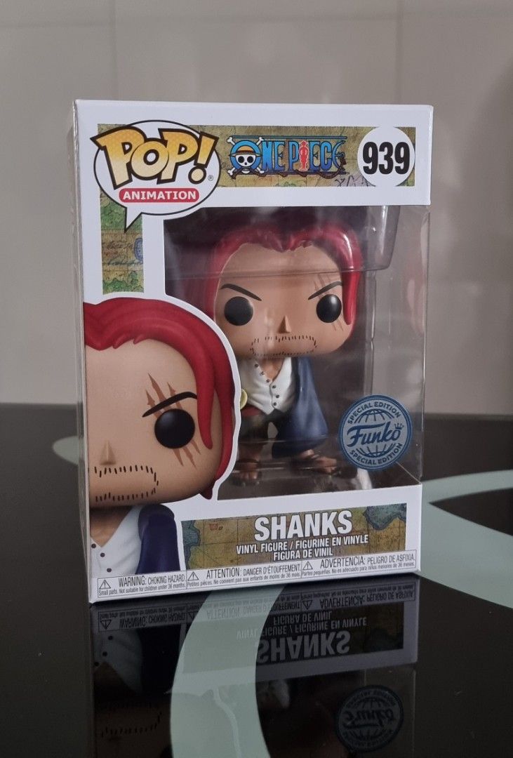 Funko Pop One Piece SHANKS #939 Special Edition, Hobbies & Toys, Toys ...