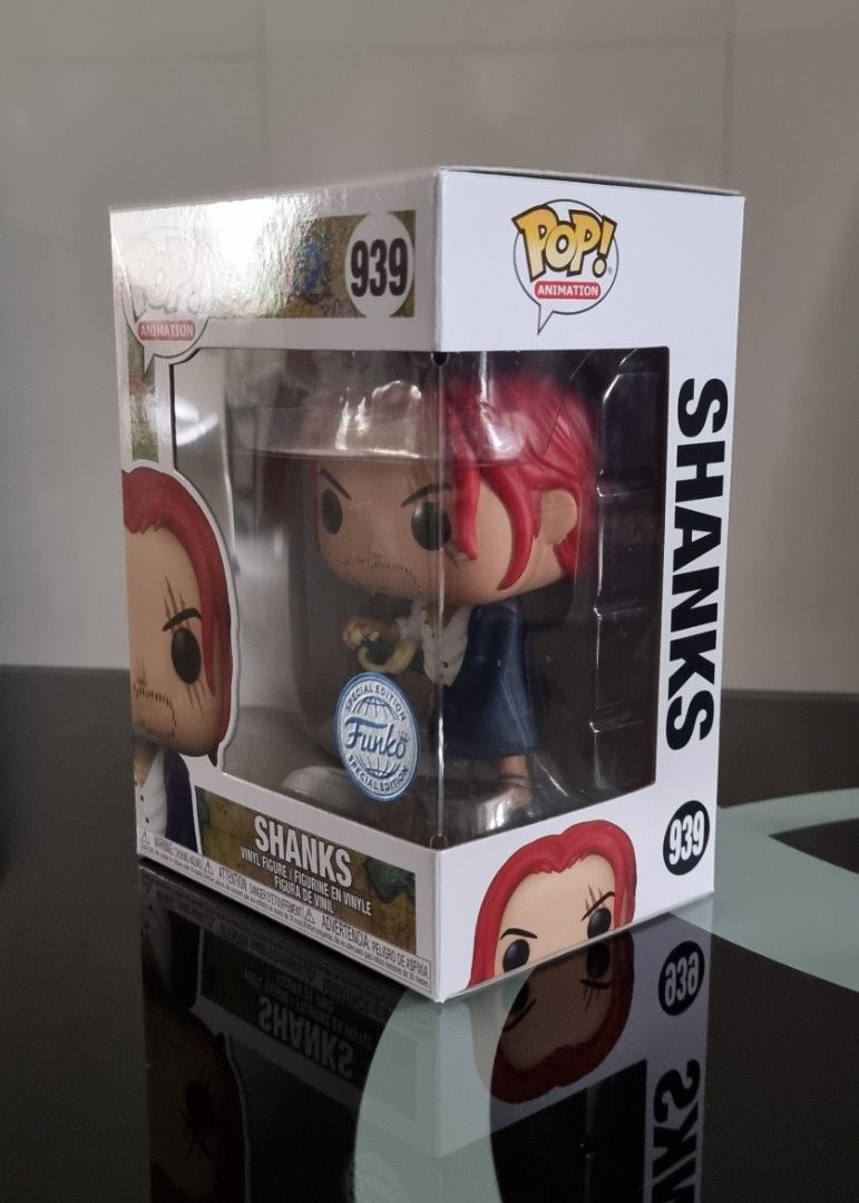 Funko Pop One Piece SHANKS #939 Special Edition, Hobbies & Toys, Toys ...