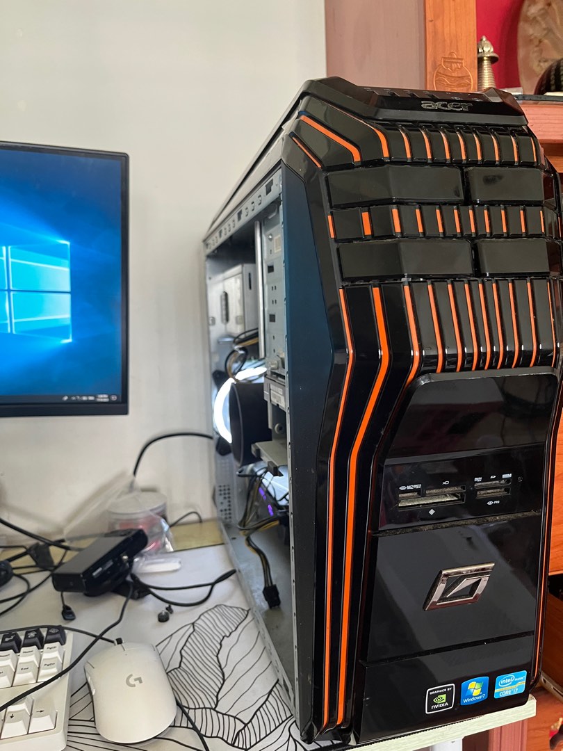 ACER I7 GAMING PC PREDATOR RGB WORKSTATION DESKTOP WINDOWS 10 WINDOWS ...