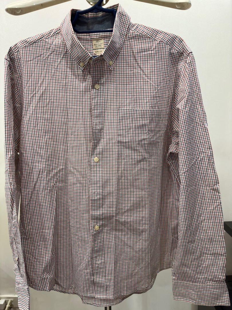 Giordano Slim Fit XL Long Sleeve Polo, Men's Fashion, Tops & Sets ...