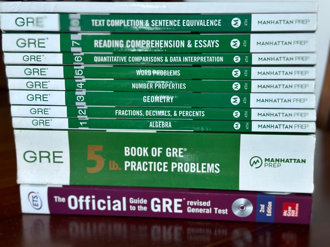GRE Books, Announcements on Carousell