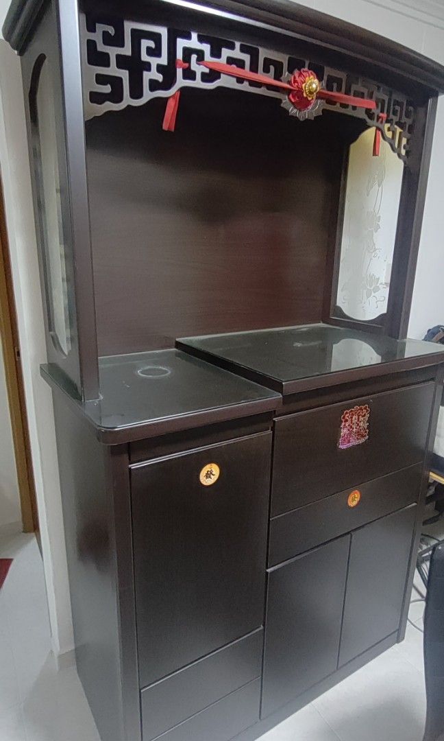 God Altar Cabinet, Furniture & Home Living, Furniture, Shelves ...