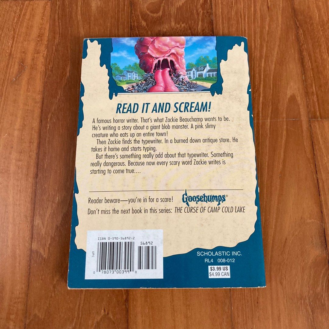 Goosebumps #55 The Blob That Ate Everyone by R L Stine, Hobbies & Toys ...