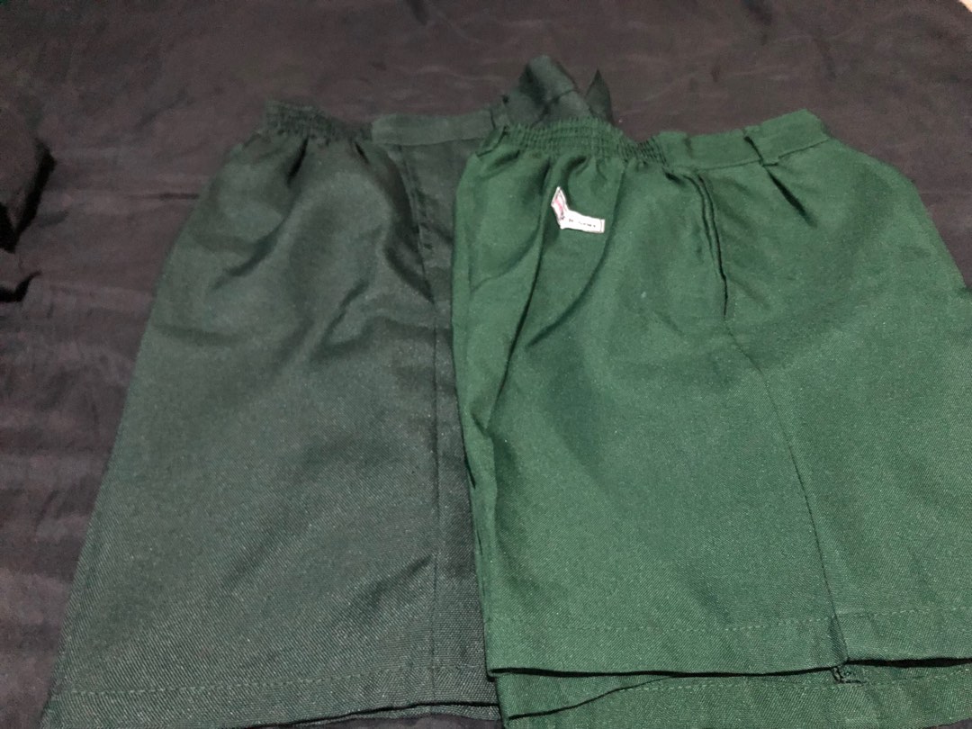 Green School shorts uniforms, Babies & Kids, Babies & Kids Fashion on ...