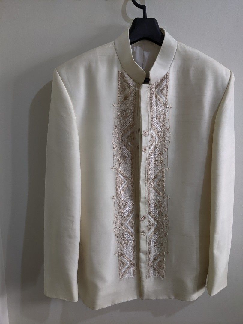 Groom's Coat/Barong, Men's Fashion, Coats, Jackets and Outerwear on ...