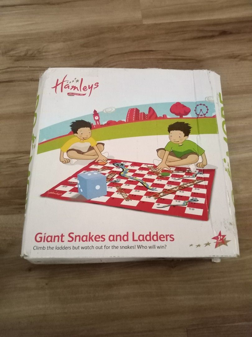 Hamleys giant snakes & ladders, Bayi & Anak, Mainan & Baby Walker di ...