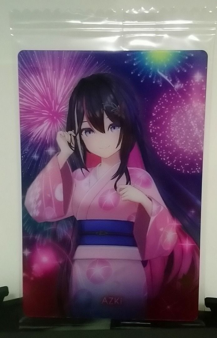 Hololive Character Card Gacha Event - AZKi. Brand new in wrapper ...