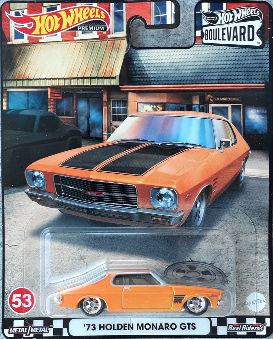 Hotwheels ‘73 Holden Monaro GTS - premium hot wheels boulevard aussie ...