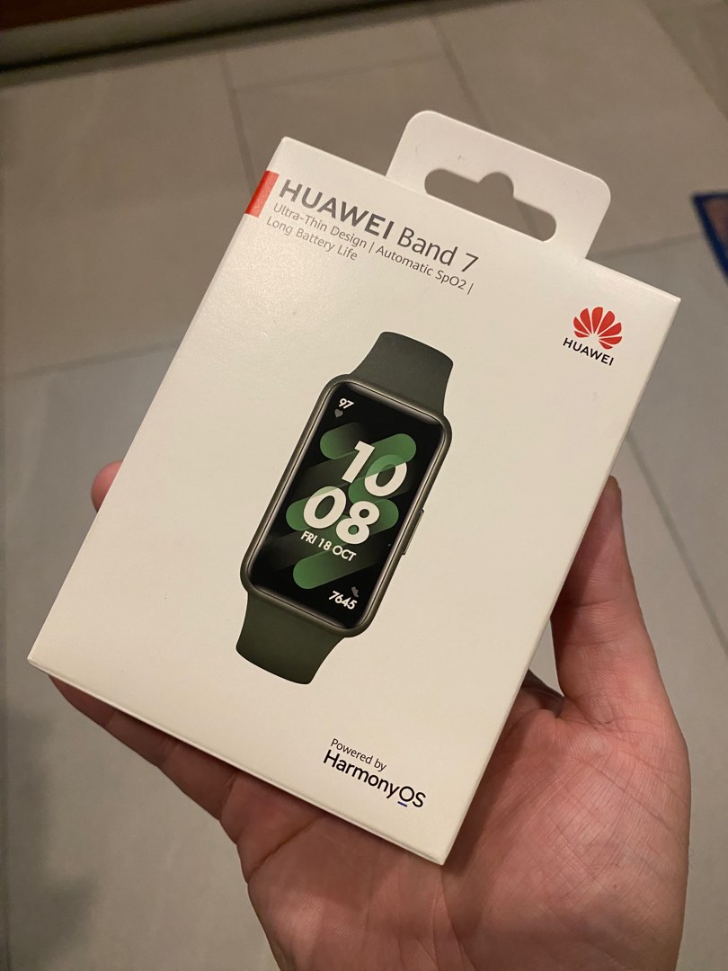 Huawei Band 7 Fresh Condition Green, Mobile Phones & Gadgets, Wearables ...