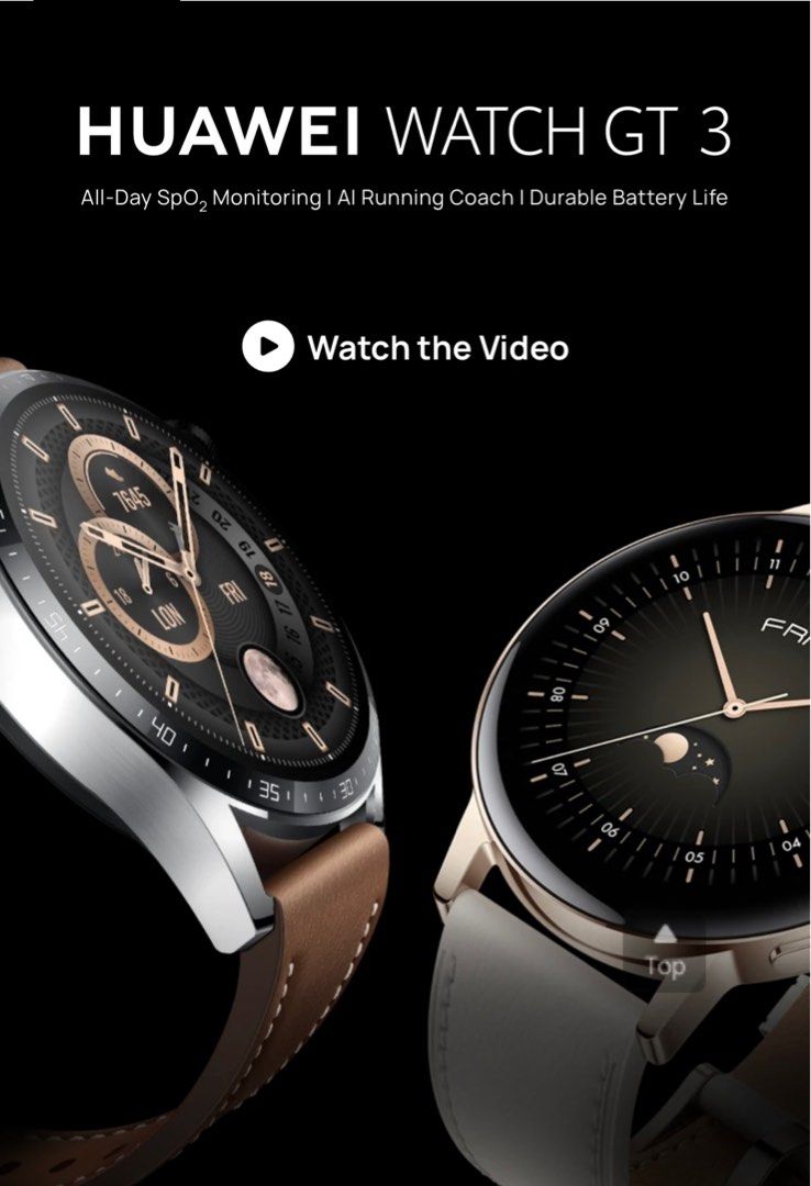 Huawei watch GT3 42mm, Mobile Phones & Gadgets, Wearables & Smart ...