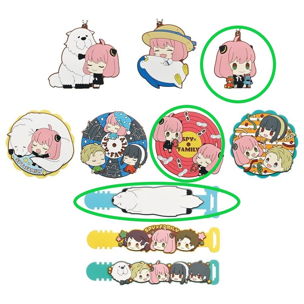 Ichiban Kuji Spy X Family - Extra Mission F prize - Charm/Coaster/Cord ...
