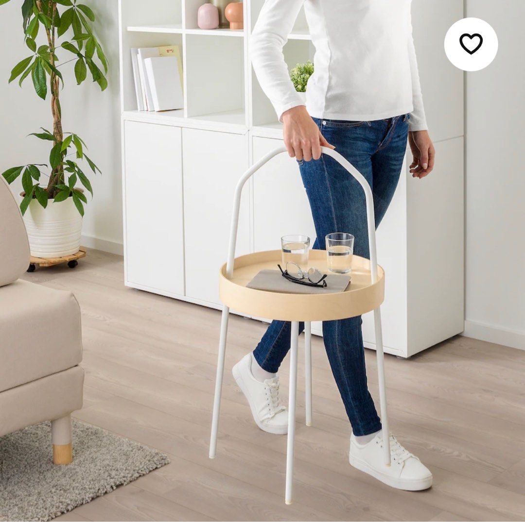 IKEA BURVIK side table 38cm, Furniture & Home Living, Furniture, Tables ...