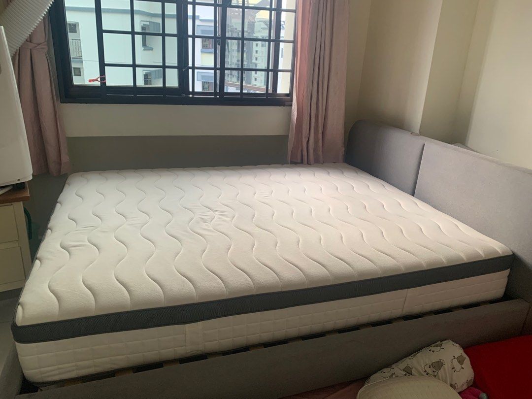 IKEA Fillan Queen size Mattress, Furniture & Home Living, Furniture, Bed Frames & Mattresses on ...