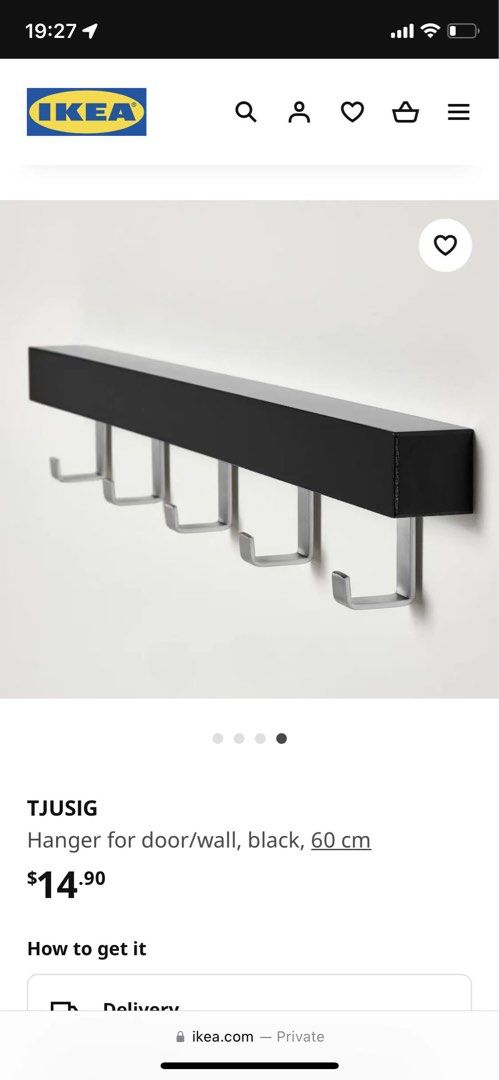 IKEA hanger for doors, Furniture & Home Living, Home Improvement ...