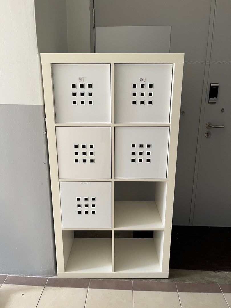 Ikea Kallax cabinet shelves shelf with drawer shoe cabinet rack ...
